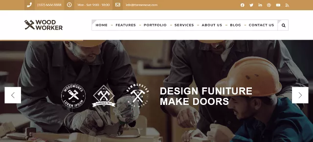 The 10 Best Woodworker and Carpenter WordPress Themes - aThemeArt